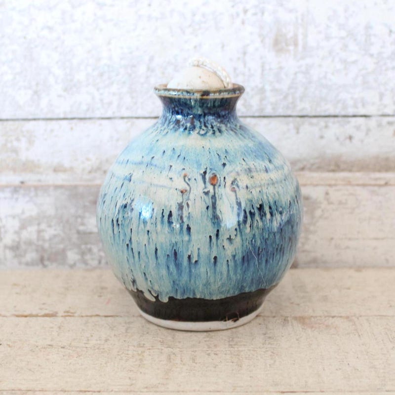 Pottery Oil Lamp - Etsy