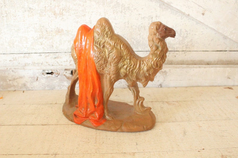 Vintage 1970s Nativity Standing Camel Large Ceramic Standing - Etsy
