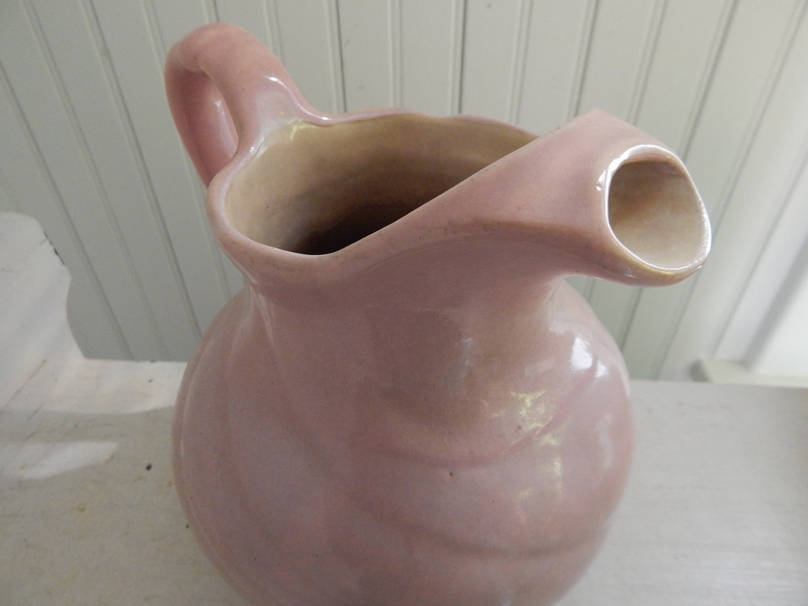 Red Wing Pink Swirl Stoneware Pitcher 735 Red Wing - Etsy