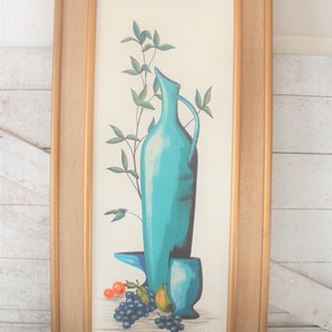 Vintage Mid Century Modern La Riviere Pair of Paintings - RARE Modern ...