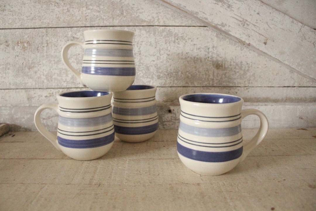 Vintage Set of Pfaltzgraff Rio Coffee Mugs - Pfaltzgraff Rio Stoneware ...