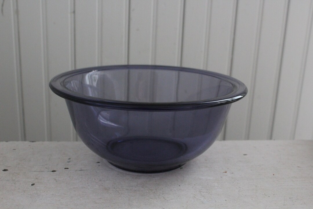 Vintage Amethyst Purple Pyrex Mixing Bowl Pyrex Mixing Bowl, 322 Clear ...
