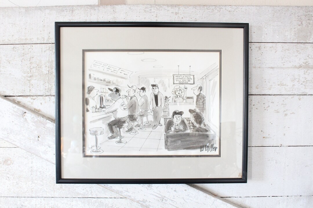 Vintage Warren Miller Original New Yorker Cartoon Ink Pen/wash ...