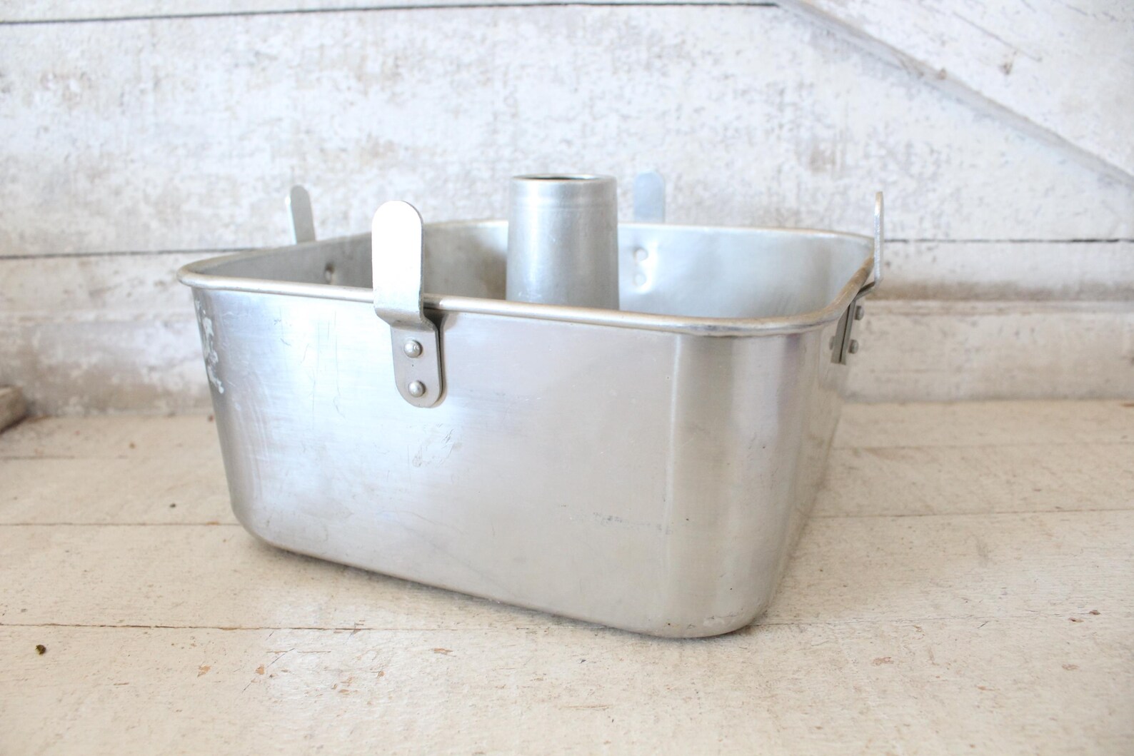 Vintage Wearever Square Angel Food Cake Pan - 2PC Aluminum Cake Pan ...