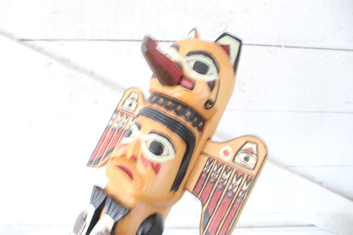 Vintage Patrick Seale Signed "the Legend of Fog Women" Carved Wood ...