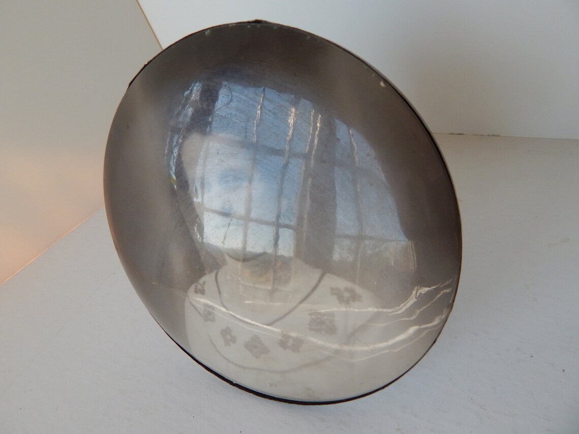 Round Button Tin Type Photo With Metal Stand Columbia - Etsy