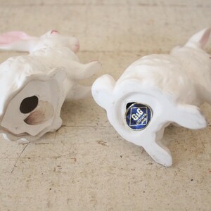Vintage Porcelain Rabbit Figurines Ceramic Porcelain Rabbits, OIG ...