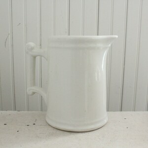 Vintage Ironstone Milk Pitcher - Antique Ironstone, Straight Handle ...