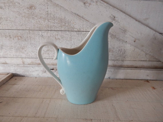 Mid Century Modern Serving Pitcher Sleek Modern Ceramic | Etsy