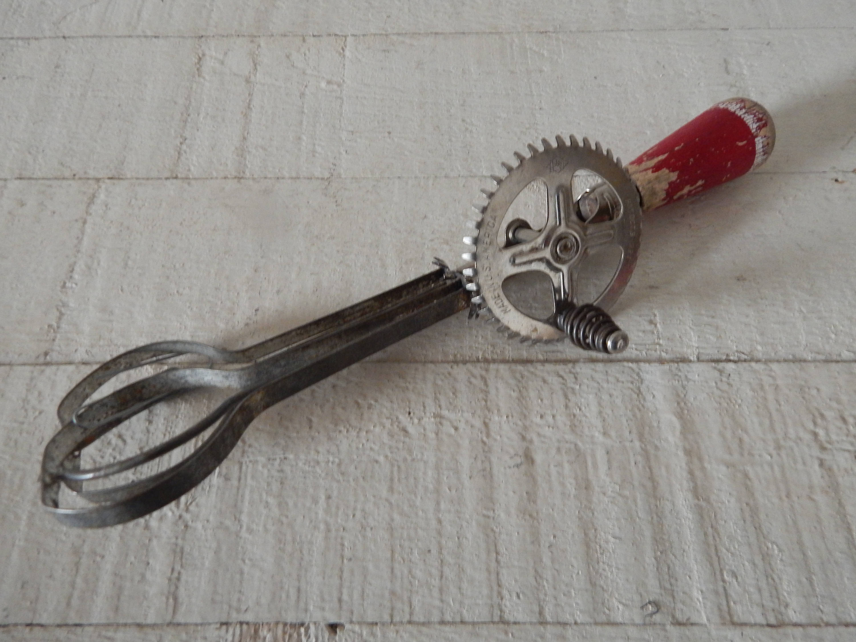 Red Wood Handled Kitchen Utensils Vintage Red Handled - Etsy UK