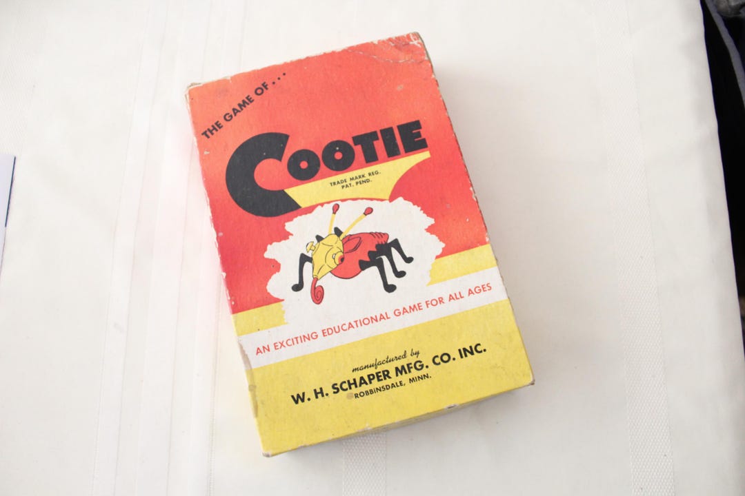 Vintage 1949 Cootie Game - Complete Collectible Game in Original Box - Etsy