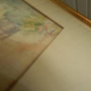 Signe E Larson Impressionist Watercolor Painting - Birger Sandzen ...