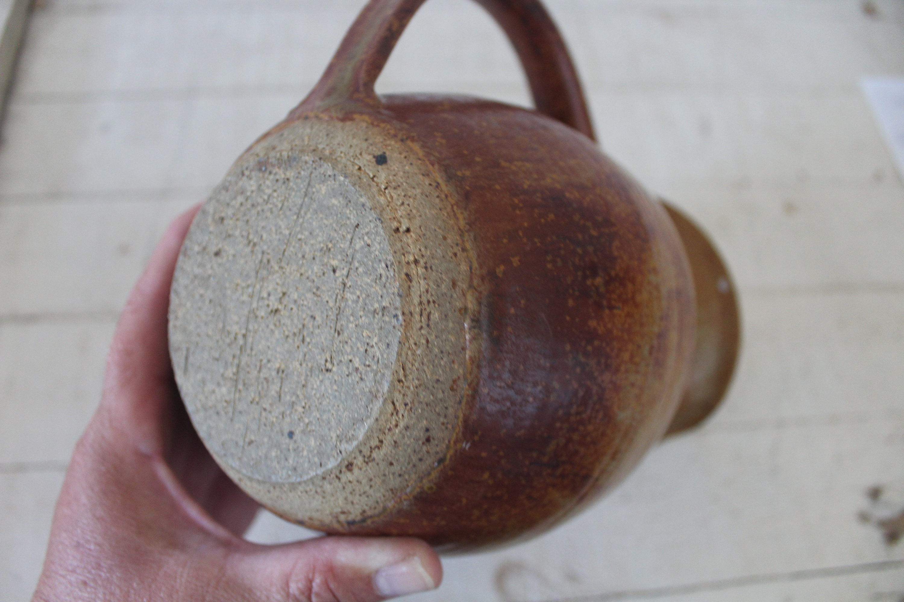 Vintage Hand Thrown Studio Art Pottery Pitcher Water Milk - Etsy