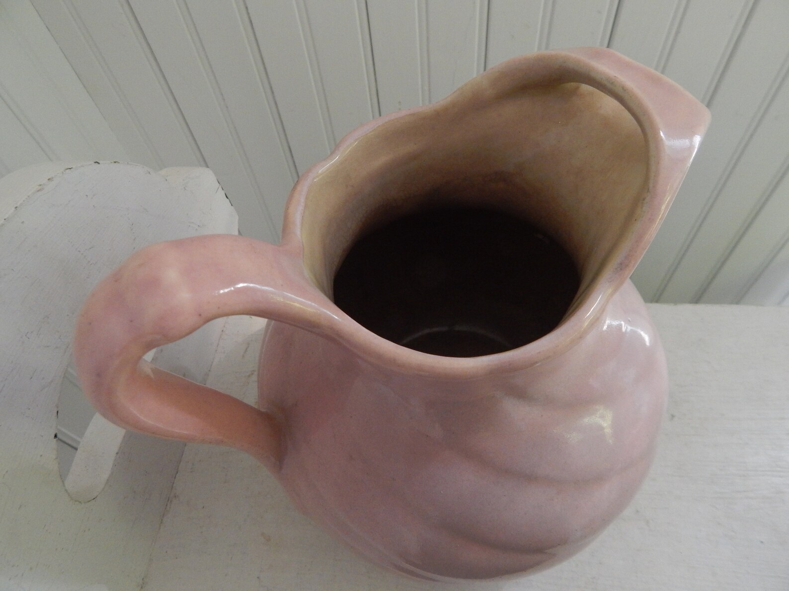 Red Wing Pink Swirl Stoneware Pitcher 735 Red Wing | Etsy