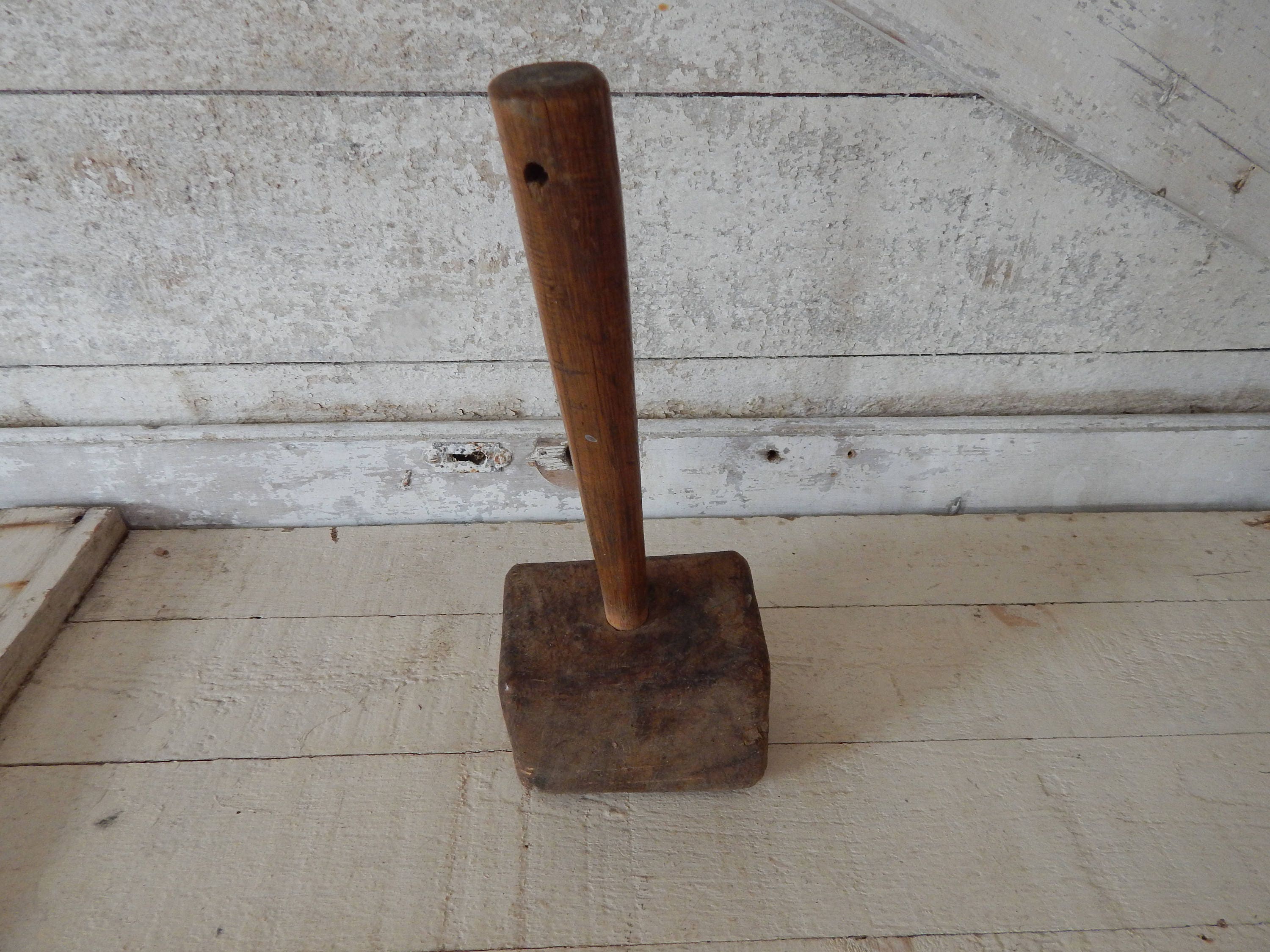 Small Primitive Wood Mallet Hand Tool Primitive Country | Etsy