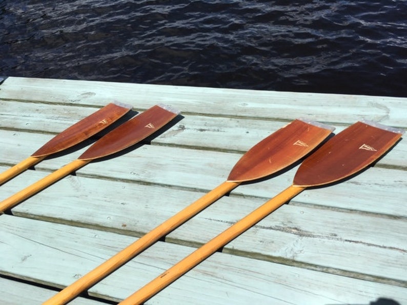 Vintage Folbot Wood Kayak Canoe Paddle - Set of Two 1960s Folbot Kayak ...