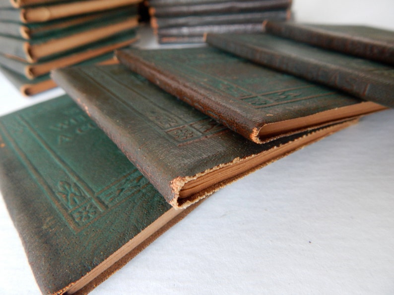 Little Leather Library Redcroft Edition Miniature Books Set | Etsy