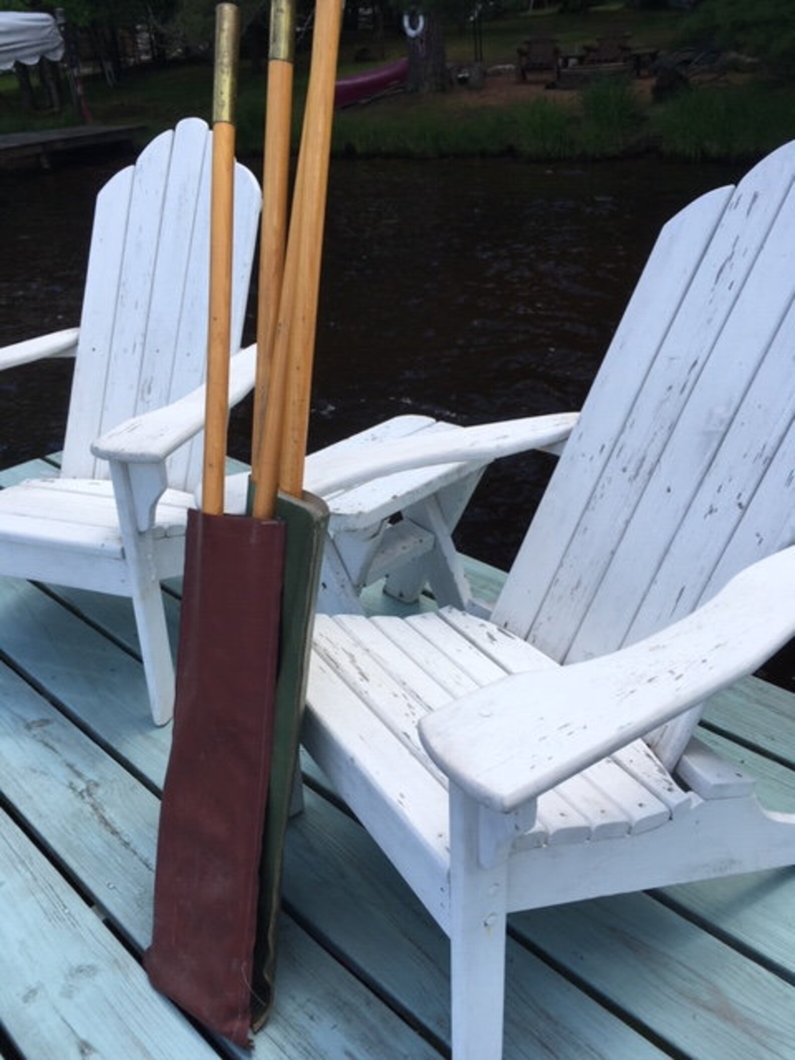 Vintage Folbot Wood Kayak Canoe Paddle - Set of Two 1960s Folbot Kayak ...
