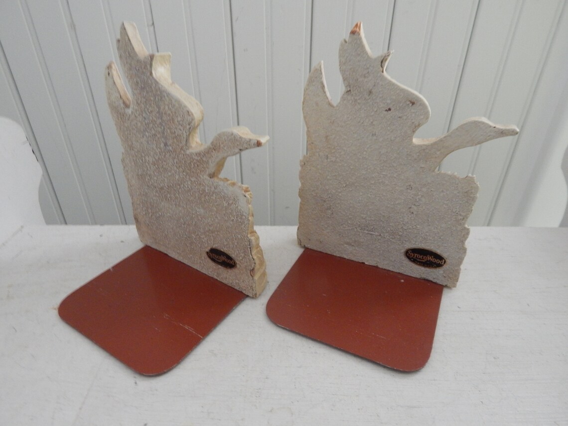 Syroco Resin Duck Bookends Mid Century Duck Water Fowl - Etsy