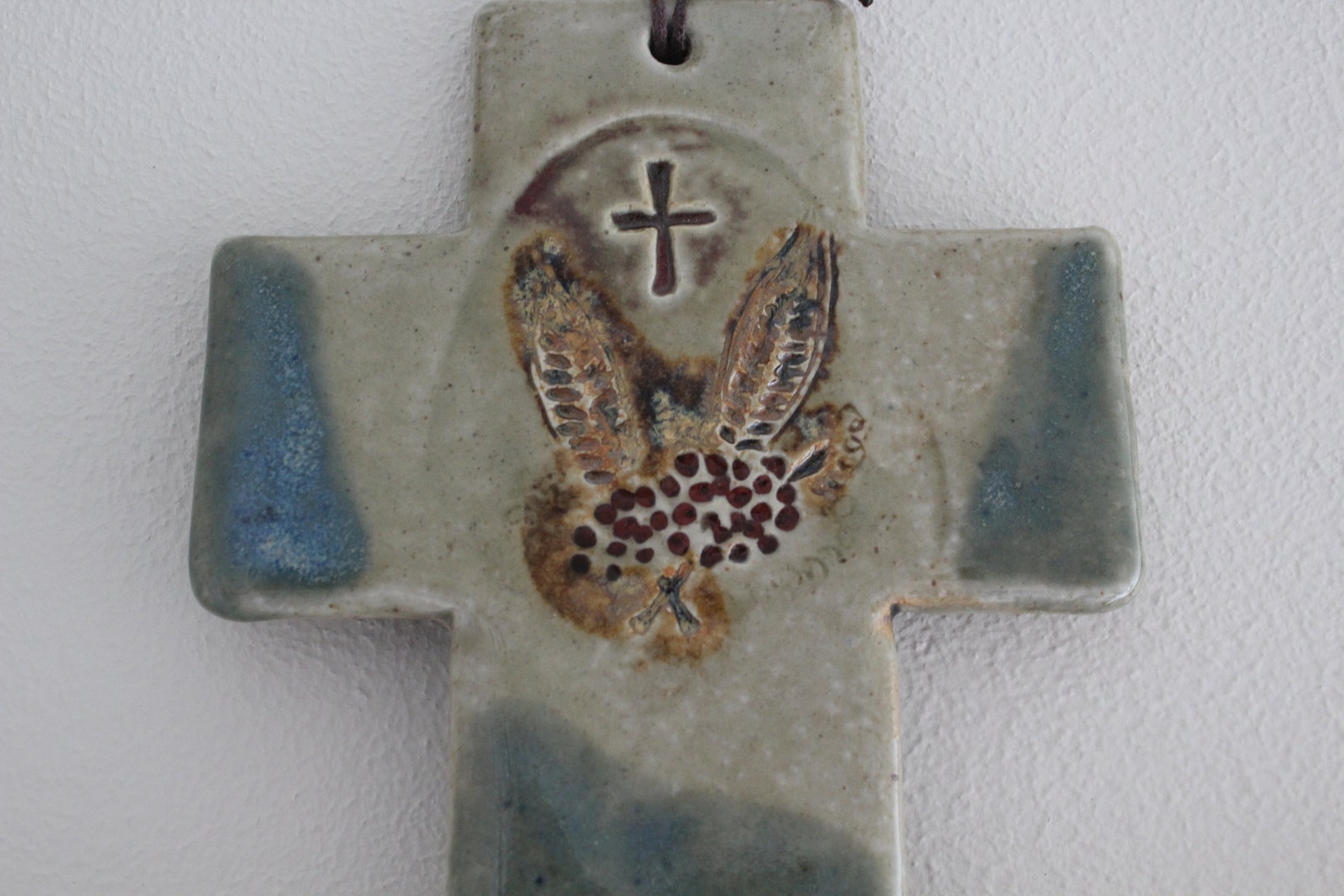 Vintage Hand Crafted Ceramic Pottery Crucifix Religious | Etsy