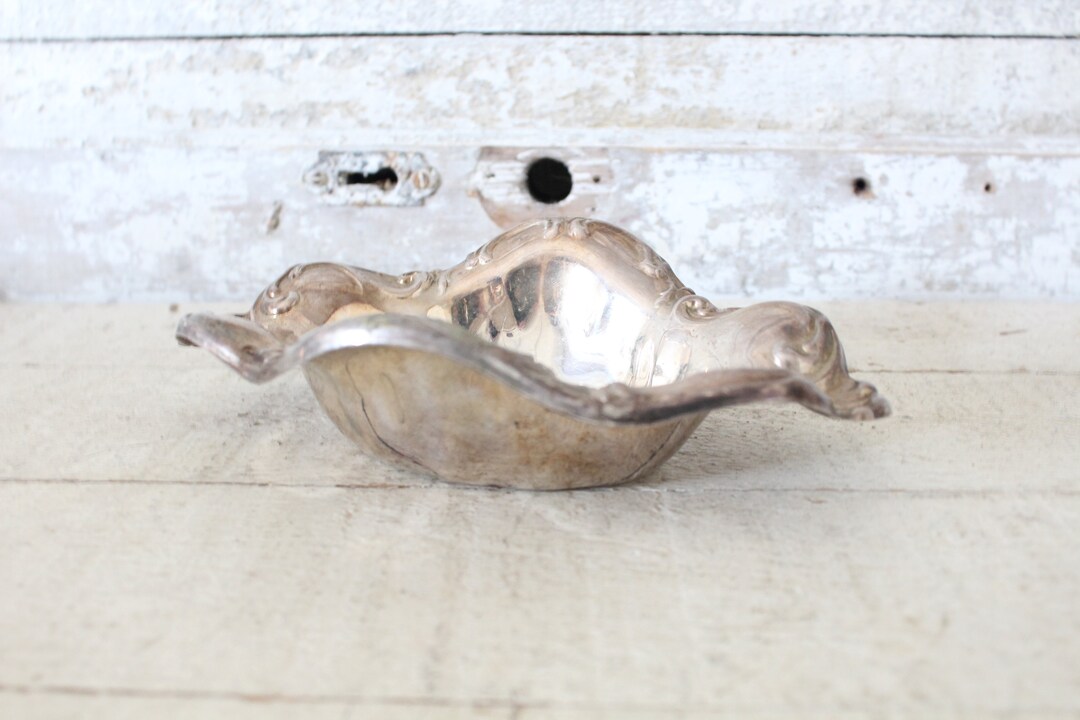 Vintage Silver Plate Fancy Relish, Mint, Candy Dish - Ruffled Edge ...