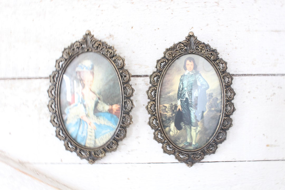 Vintage Italian Florentine Fancy 4x6 Frames - Italian Antique Brass ...