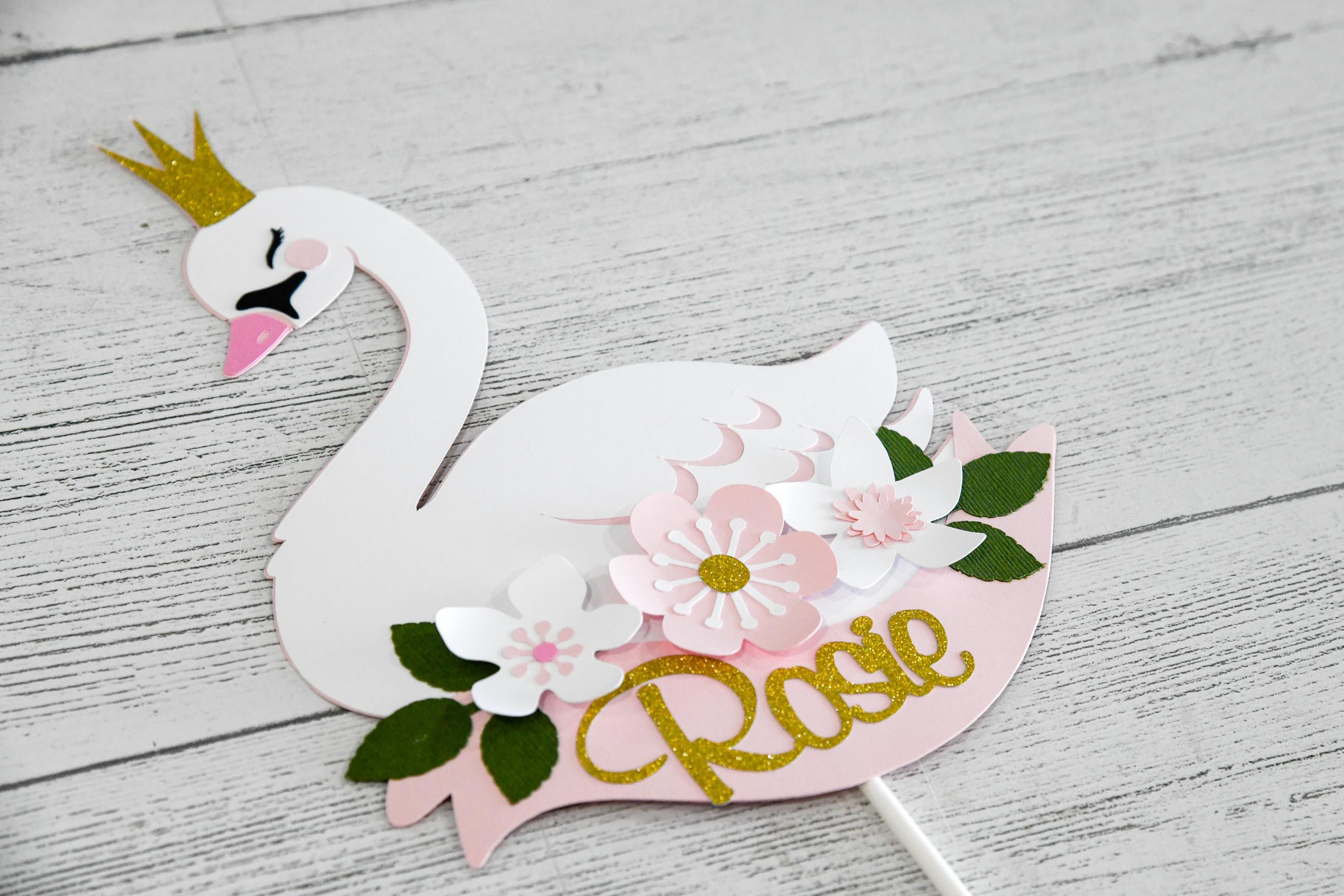 Swan Princess Cake Topper - Etsy