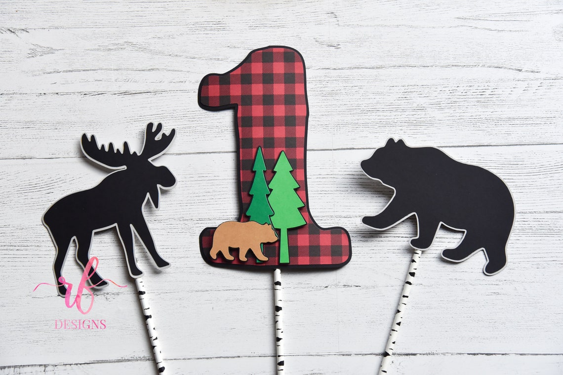 Lumberjack Centerpiece Choice of 4pc or 6pc Set Adventure - Etsy