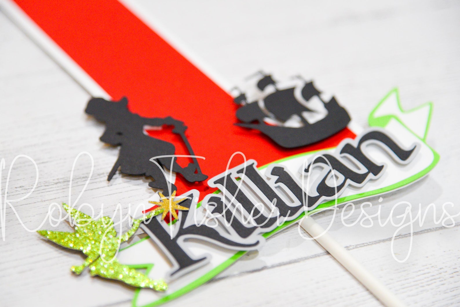 Peter Pan Cake Topper Beautifully Detailed With Pan - Etsy