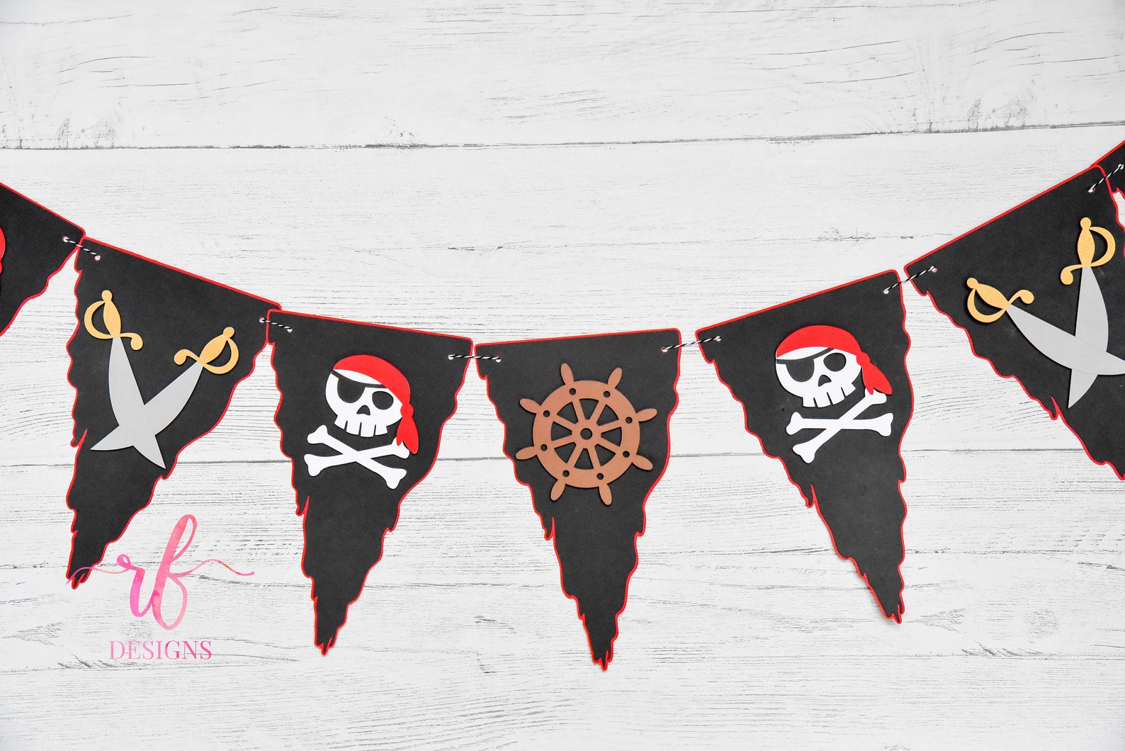 Pirate Banner Perfect Accent for Your Pirate Theme Party - Etsy