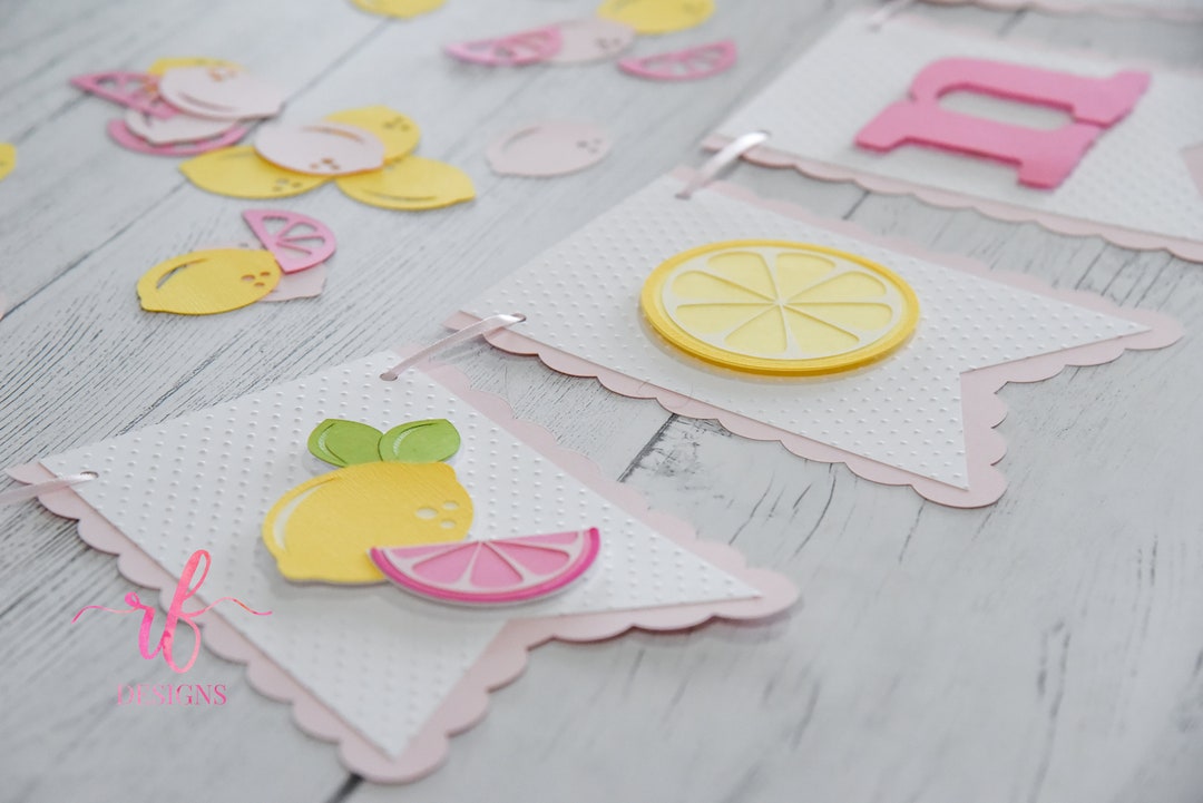 Lemon Theme Birthday Banner! Customized With Name! High Chair Banner ...