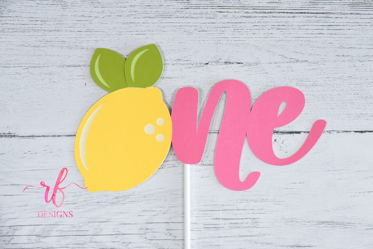 ONE Lemon Theme Cake Topper Can Also Be TWO for a Second - Etsy