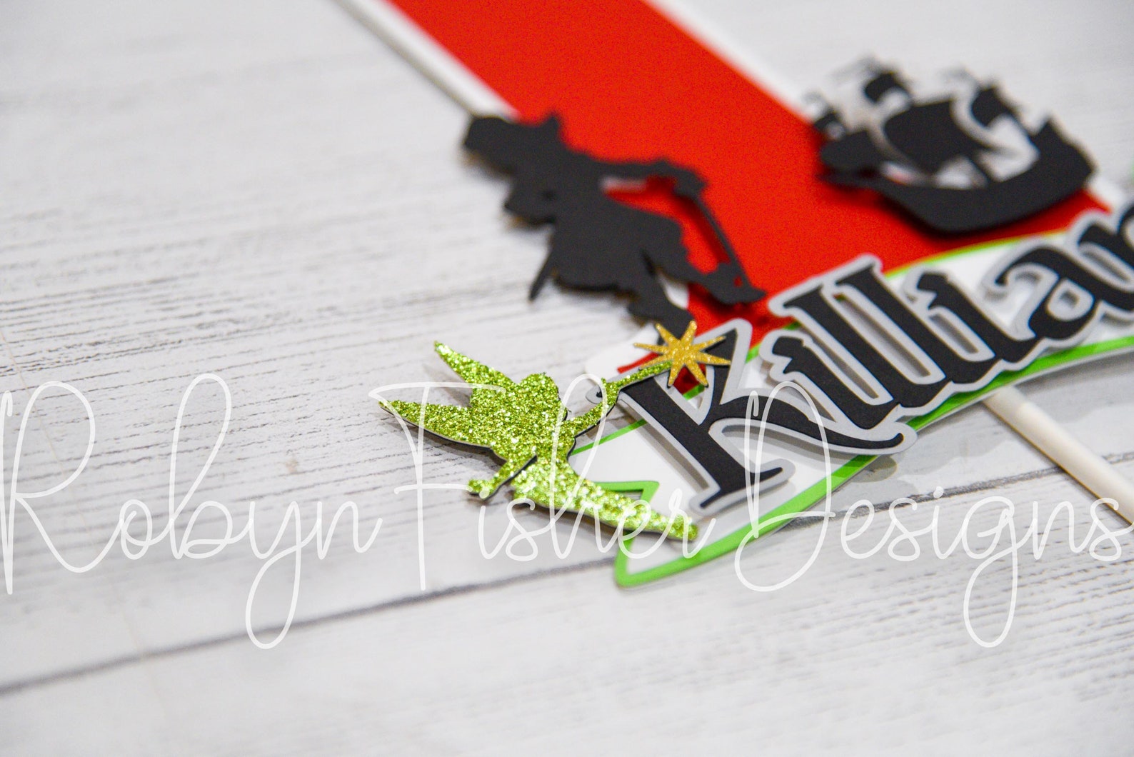 Peter Pan Cake Topper Beautifully Detailed With Pan - Etsy