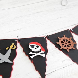 Pirate Banner With Optional Customization - Etsy