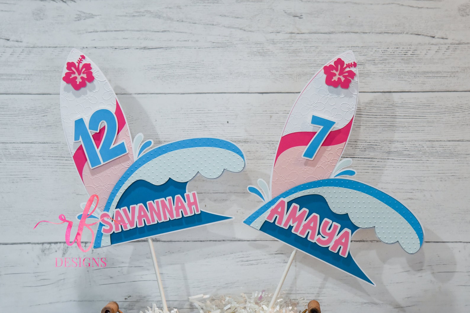 Surf Cake Topper Perfect for Your Beach Surf Pool or Summer - Etsy