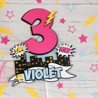 Superhero Cake Topper PRINTABLE - Etsy