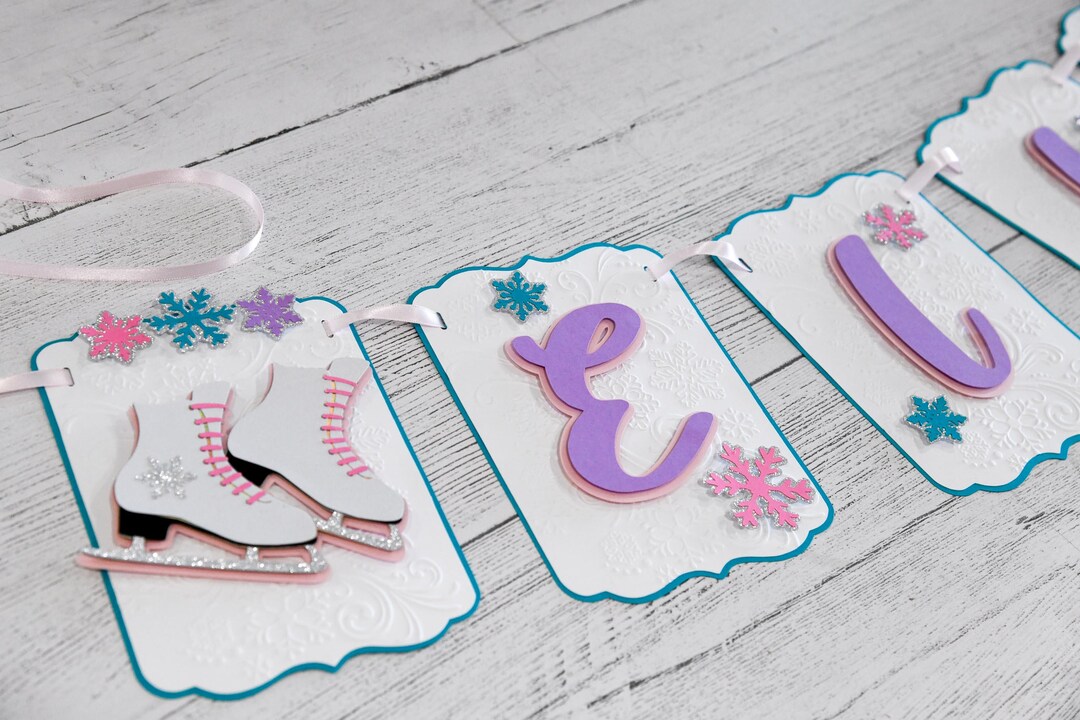 Ice Skating Banner | Winter Theme | Beautifully Detailed and Customized ...