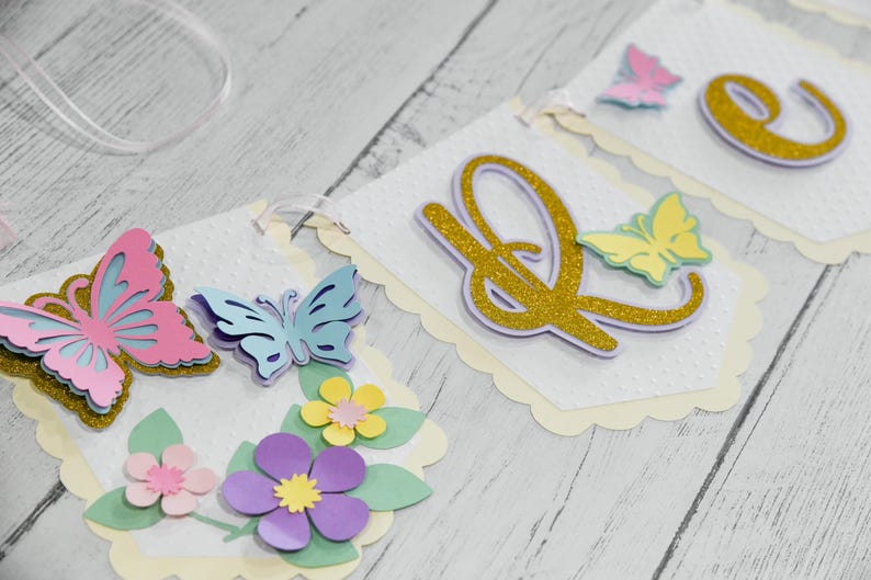 Butterfly Banner | Customized and Beautifully Detailed - Etsy