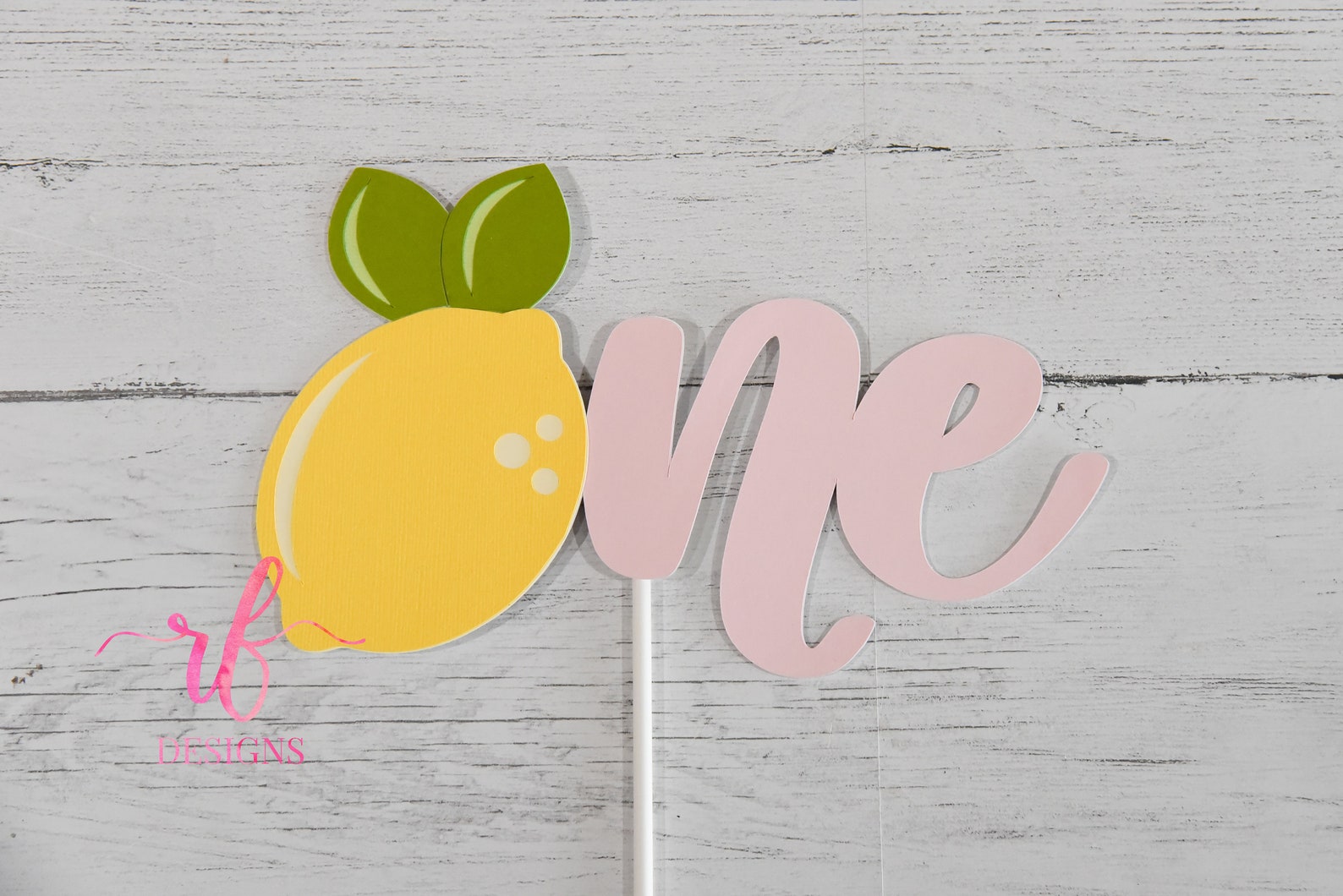 ONE Lemon Theme Cake Topper Can Also Be TWO for a Second - Etsy