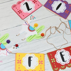 Llama Fiesta Theme Banner Full of Fun and Color - Etsy
