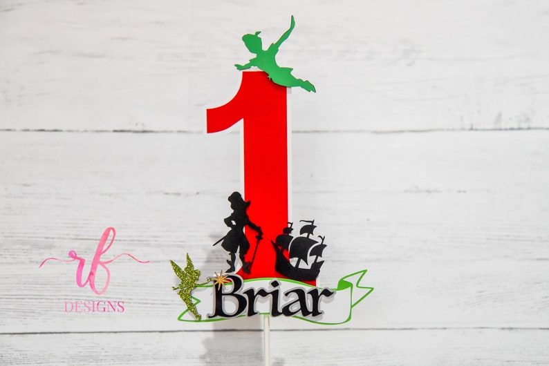 Peter Pan Cake Topper Beautifully detailed with Pan | Etsy