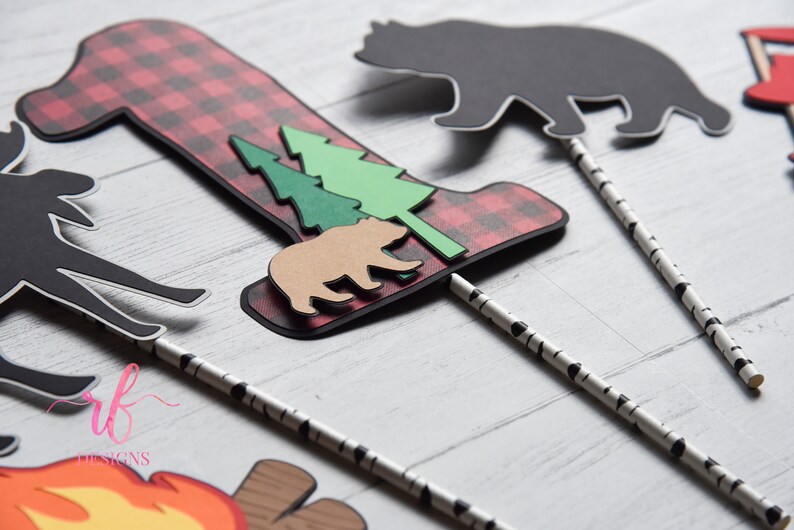 Lumberjack Centerpiece Choice of 4pc or 6pc Set Adventure - Etsy