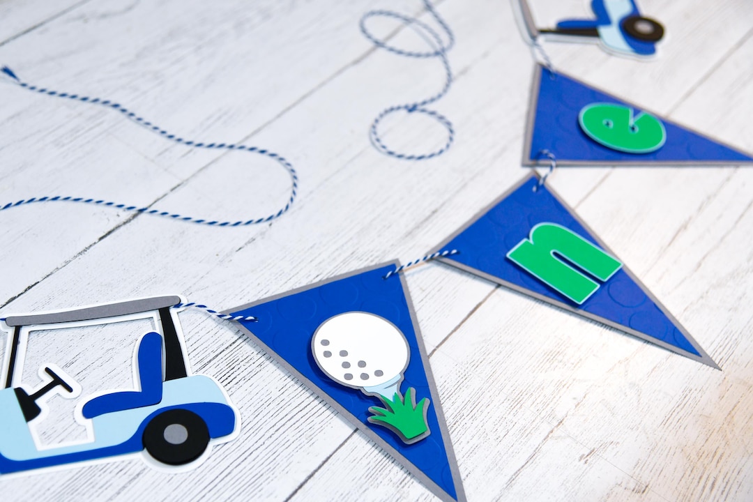 Golf Theme Birthday Banner - Etsy