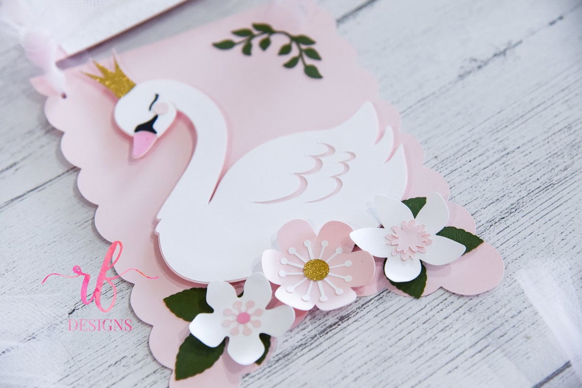 Swan Princess Banner Customized and Beautifully Detailed | Etsy