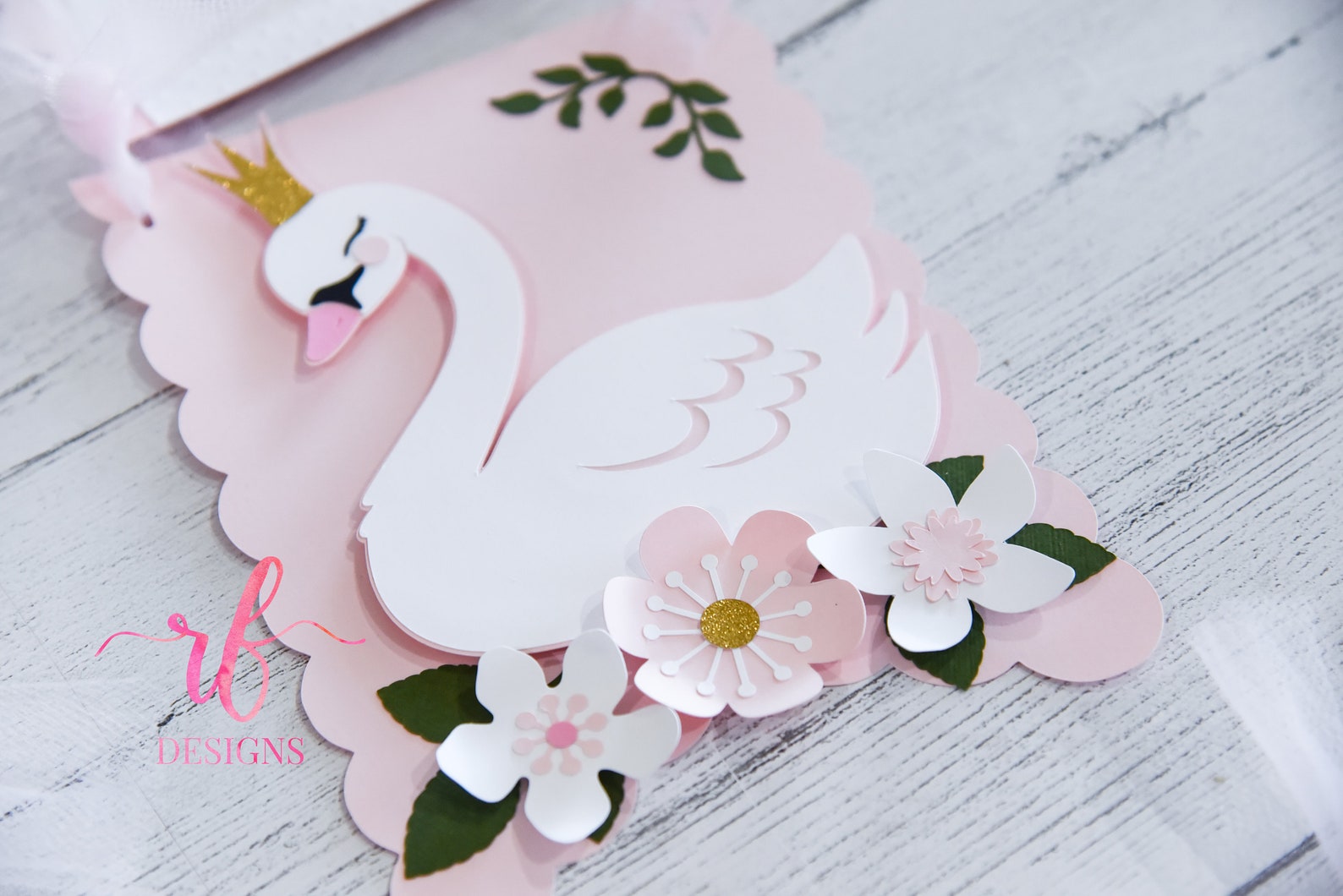 Swan Princess Banner Customized and Beautifully Detailed | Etsy