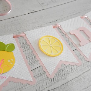 Lemon Theme Birthday Banner! Customized With Name! High Chair Banner ...