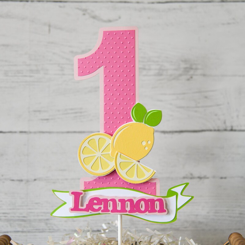 Lemon Cake Topper - Etsy