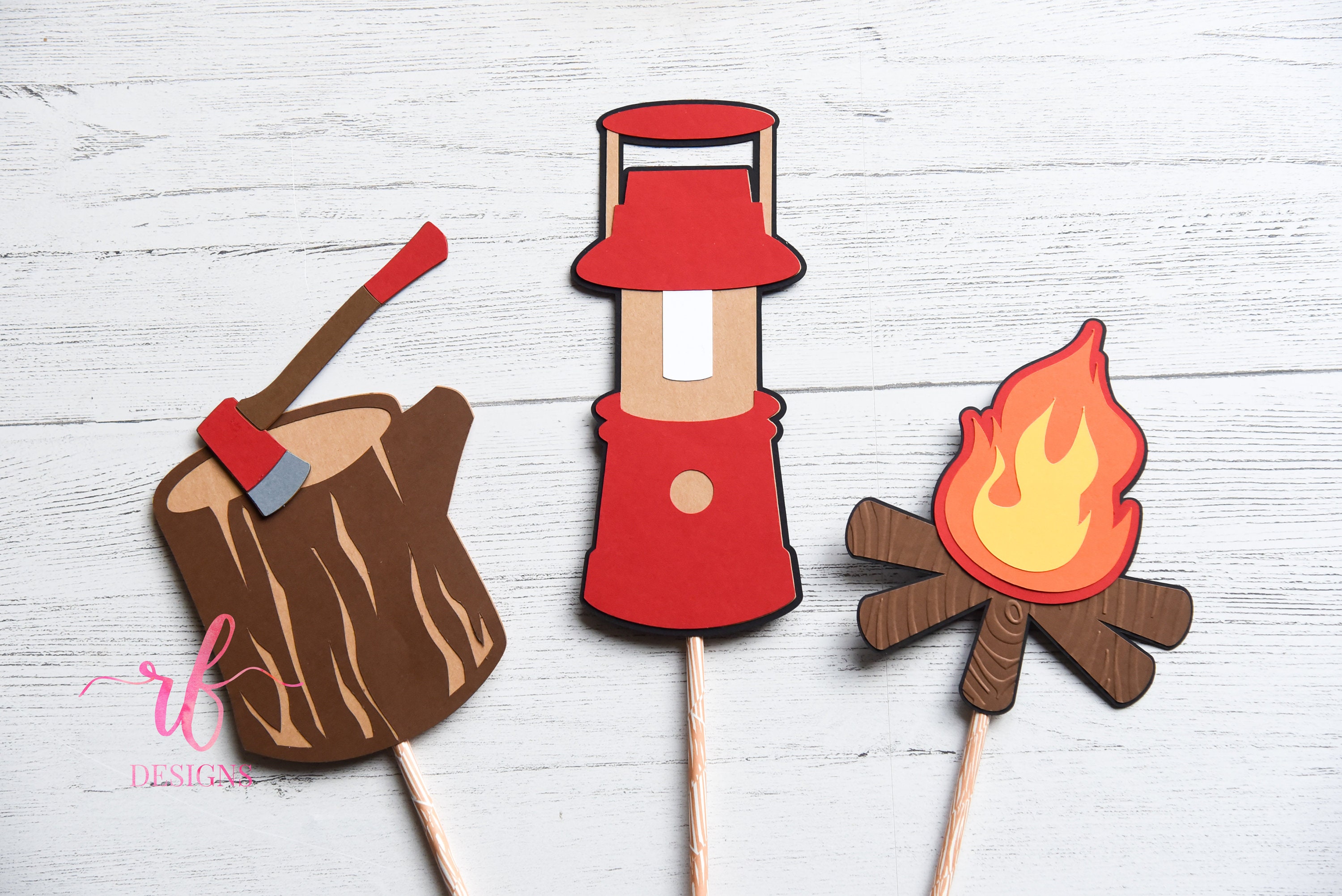 Lumberjack Centerpiece! Choice of 4pc or 6pc Set! Adventure Awaits ...