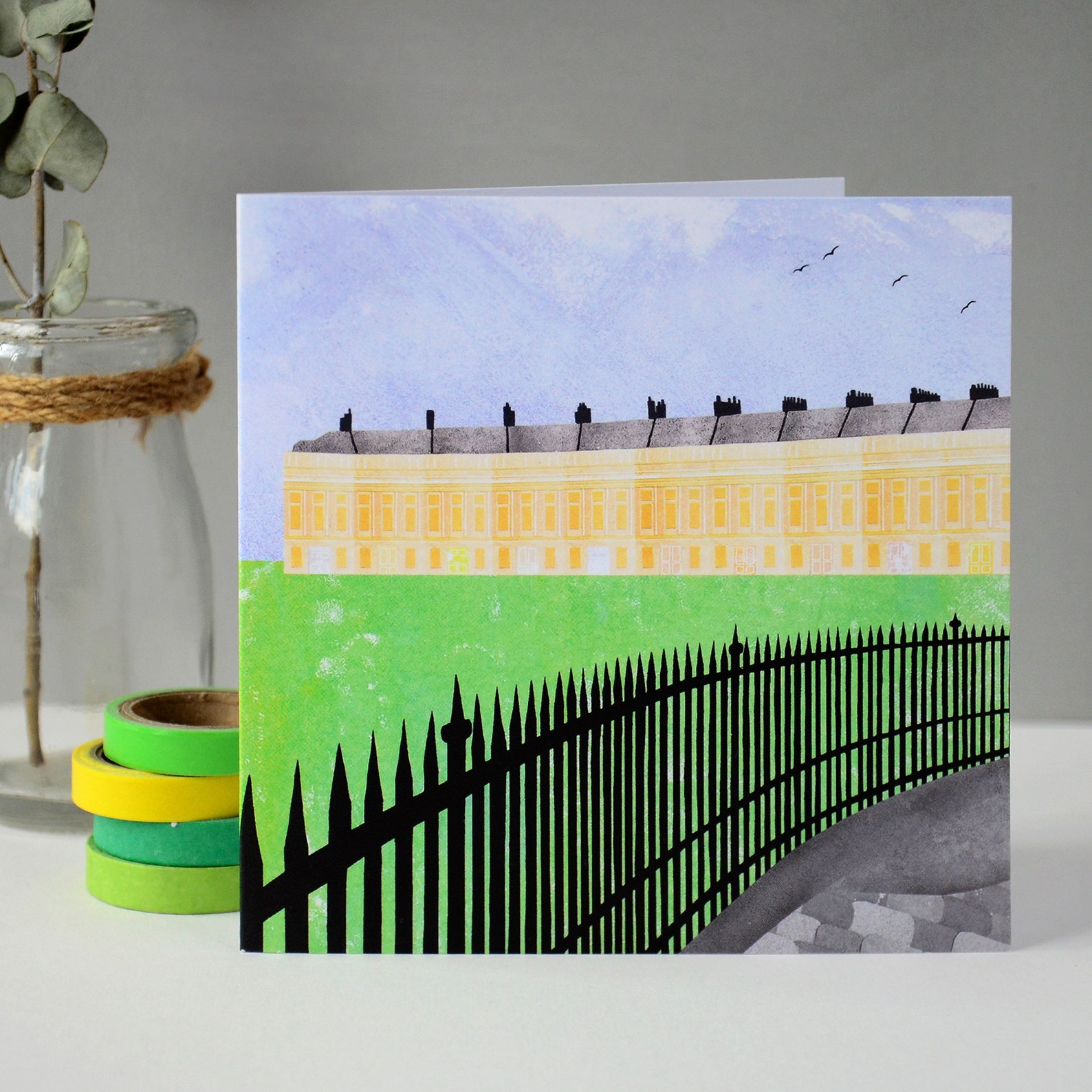 Bath Royal Crescent Art Print Royal Crescent Bath Card and - Etsy