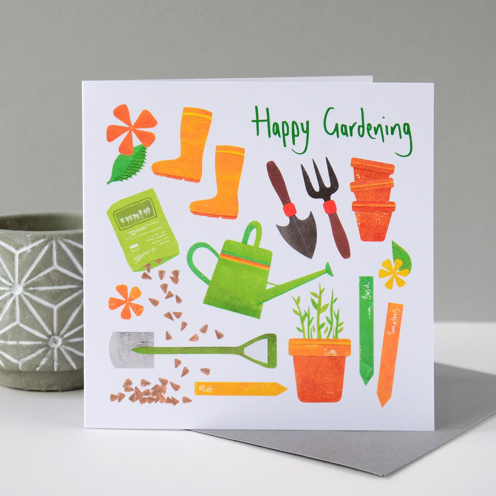 Gardening Birthday Card Garden Gifts Retirement Gardening Card Happy ...